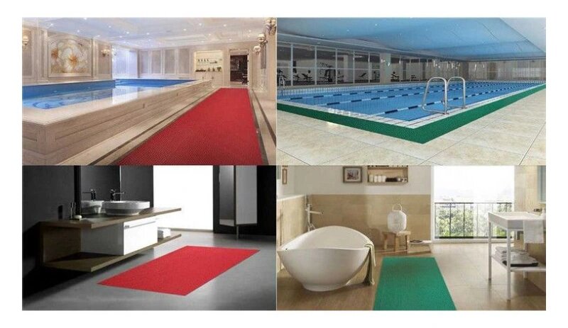 Противоскользящий ПВХ настил Aquaviva, красный, толщина 5 мм, 0,9 × 15 м, цена - за 1 шт