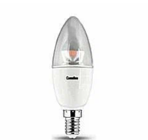 Светодиодная лампа 7.5Вт 220В Camelion LED7.5-C35-CL/830/E14 11955