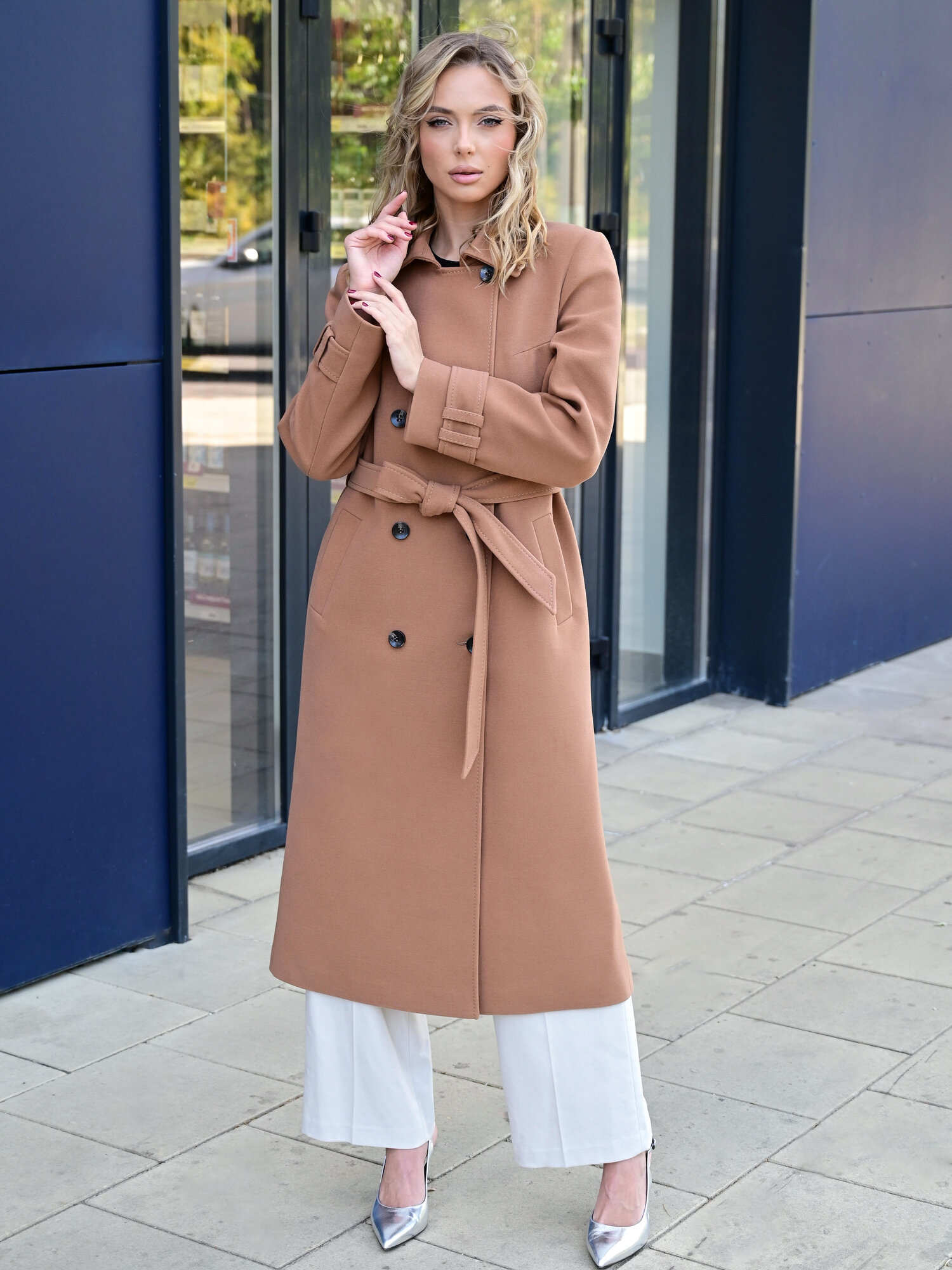 Пальто демисезонное шерстяное