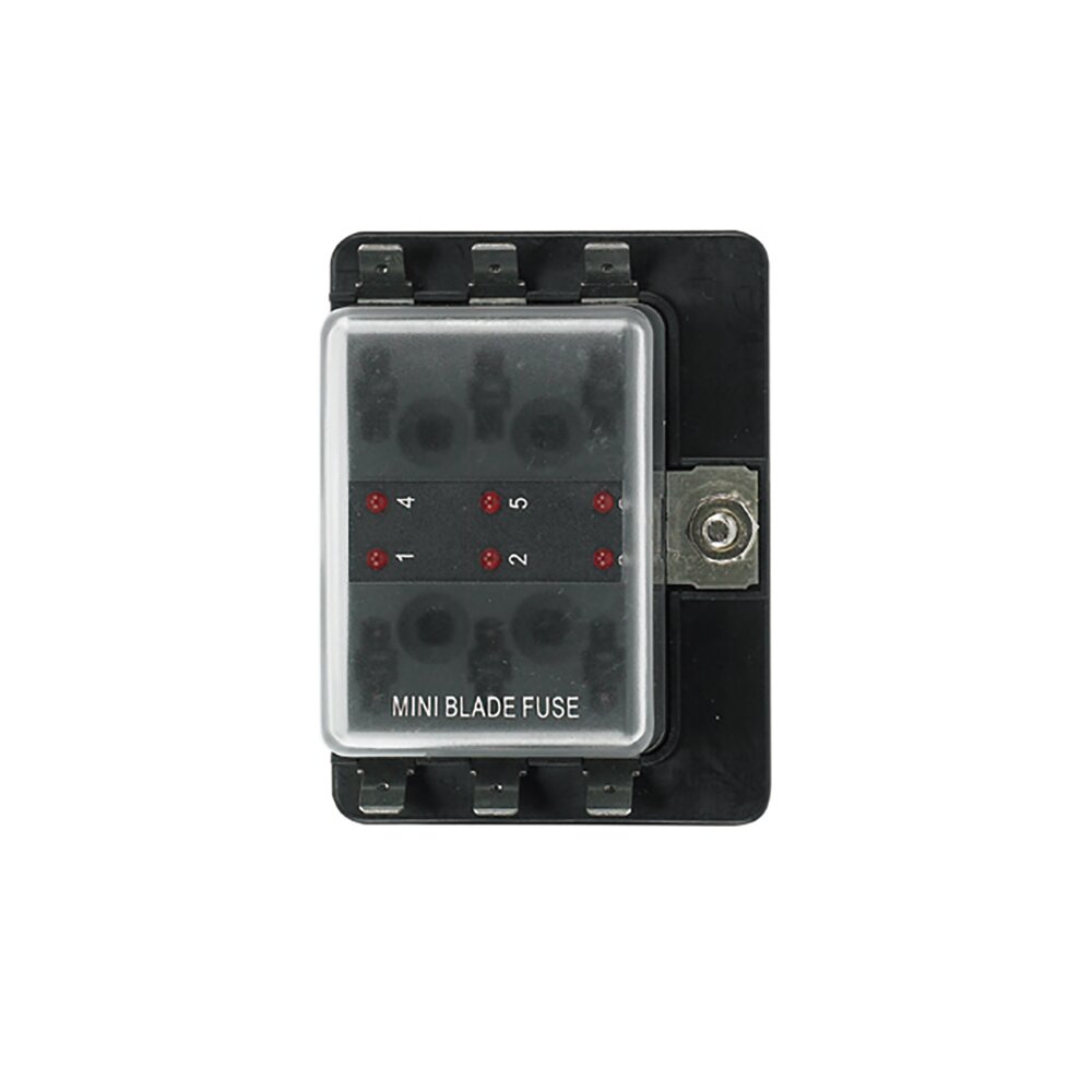 Блок предохранителей Skipper, 6 банд, стандарт-держатели