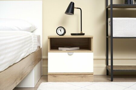 Юкки ТБ1Я-450 Тумба, Дуб делано/Белый