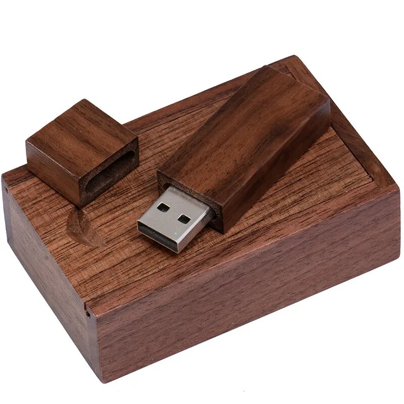 Флешка JASTER 4GB Walnut wood
