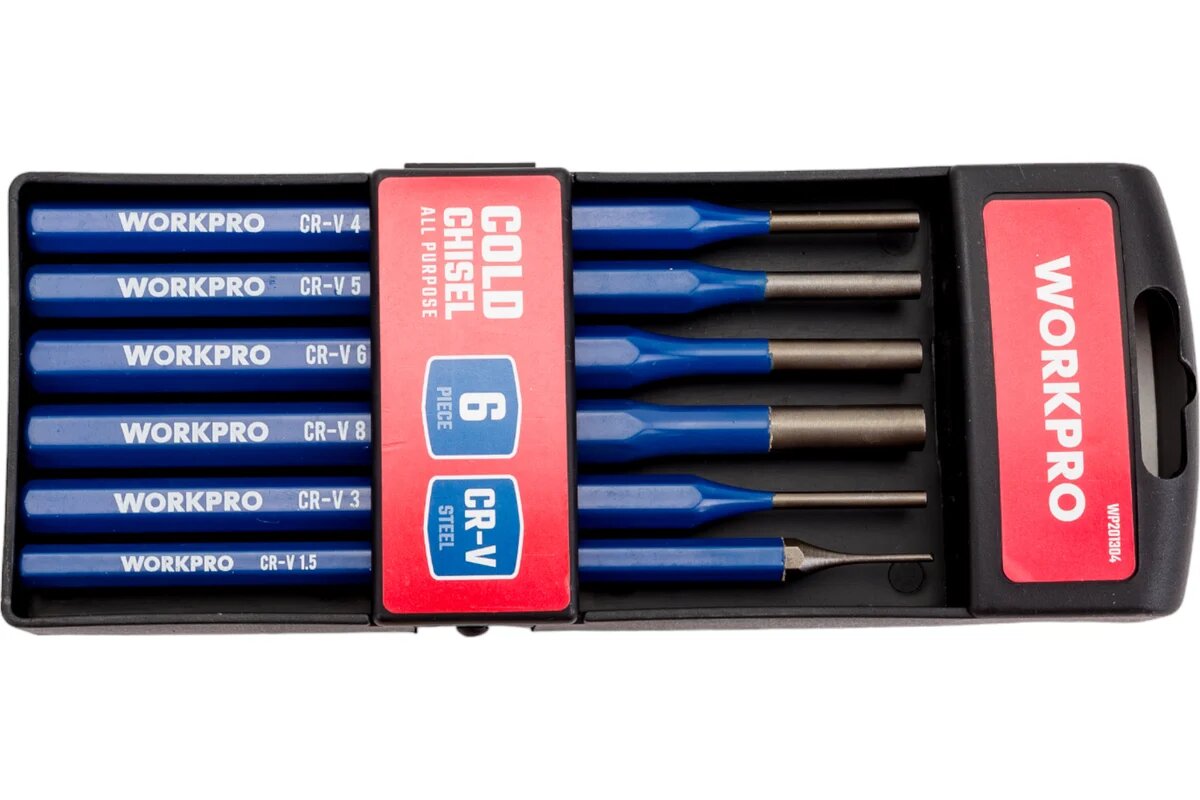 WORKPRO Набор выколоток (6шт) WP201304
