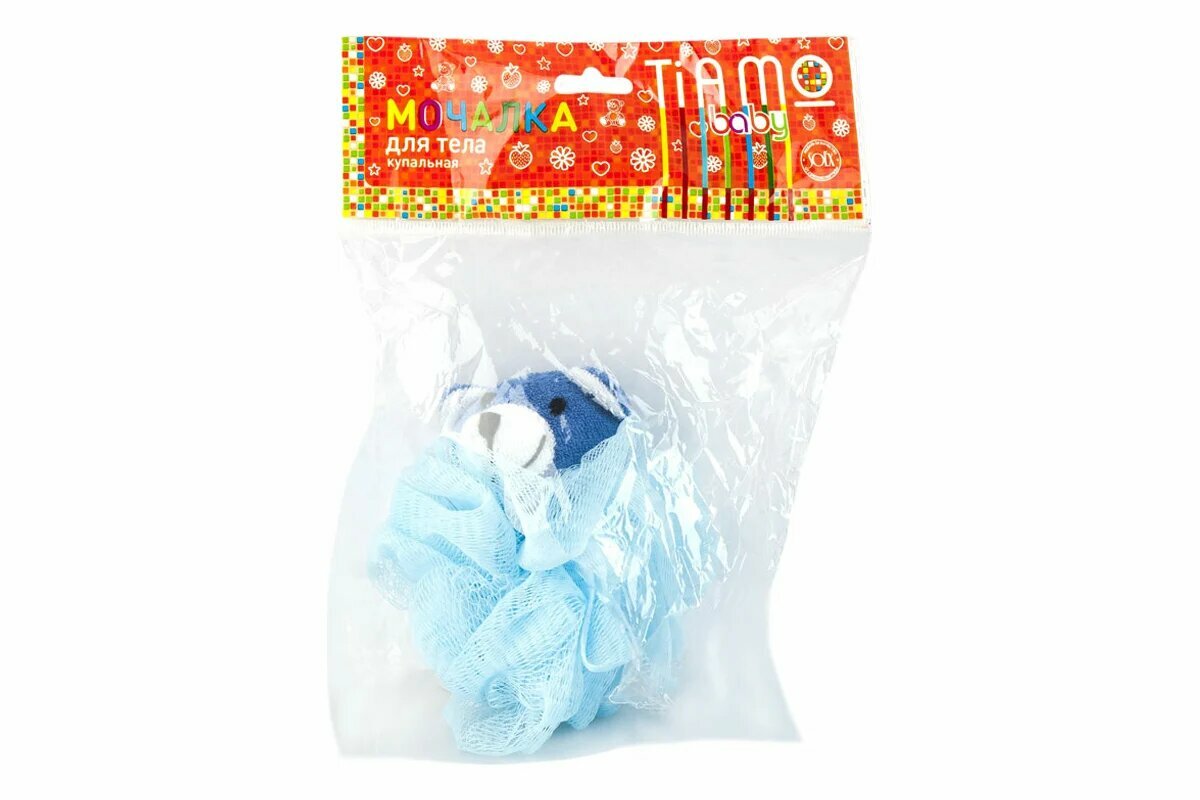 TIAMO Original Мочалка из нейлона ШАР Подарочный 7749 мягкая и гигиеничная для ванной