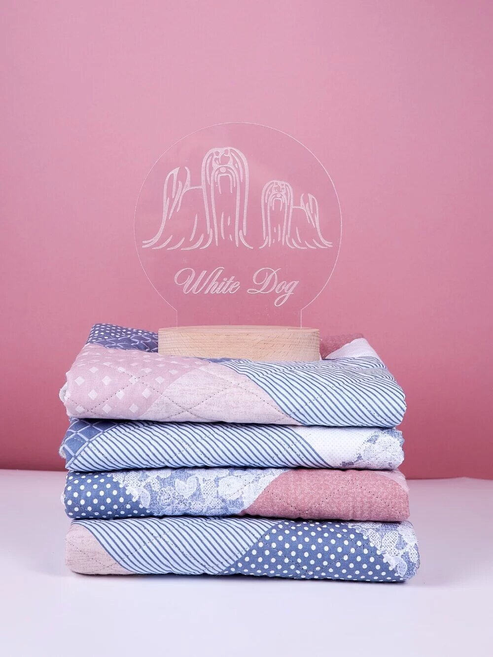 Многоразовая непромокаемая пеленка WhiteDog "Пэчворк" 70*100 см