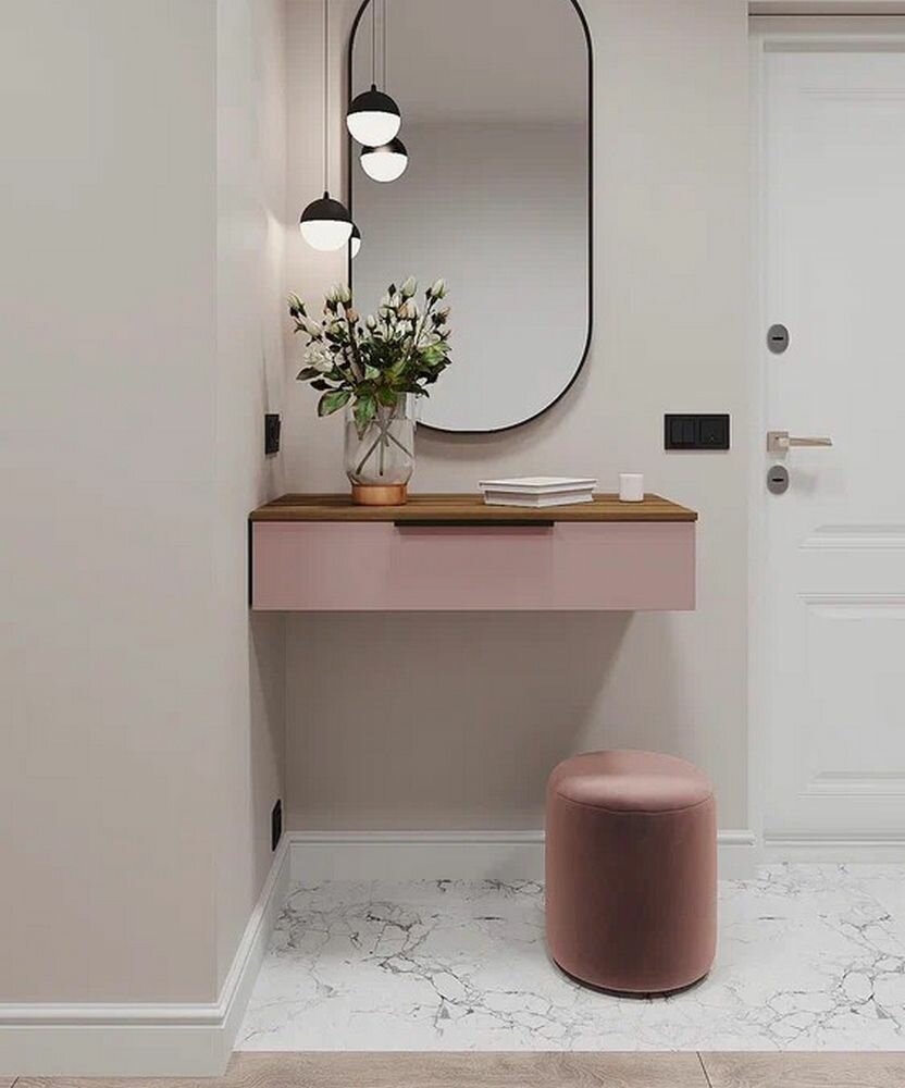 Тумба Роза 900 Пудра Скин