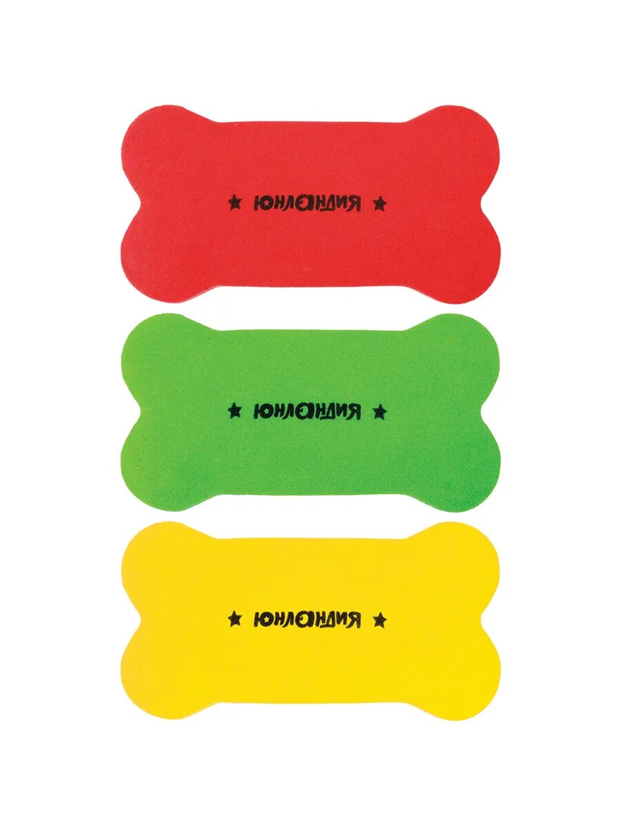 Стиратели магнитные для магнитно-маркерной доски юнландия "