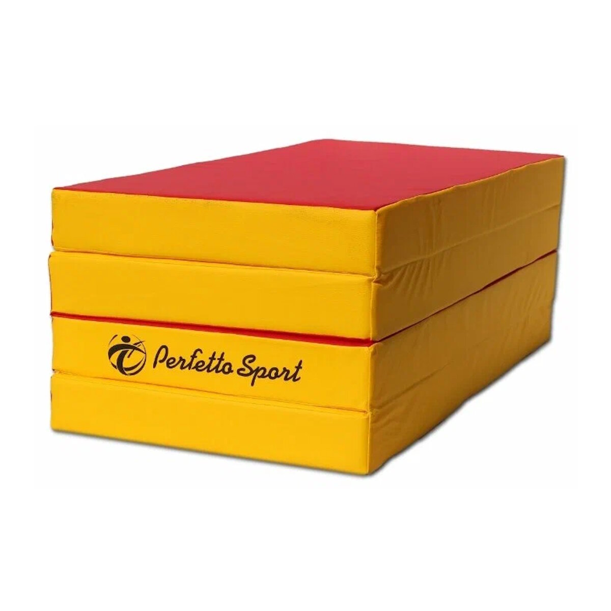 КМС № 5, (Цвет: красно/жёлтый, Материал мата: экокожа, Наполнитель: поролон)