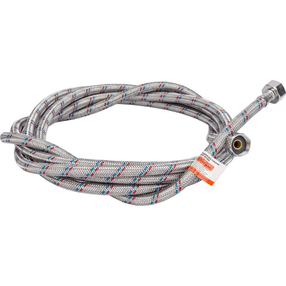 Подводка для воды (4.0 м; 1/2F-1/2F) VRT 521392, из сшитого, металлополимерных