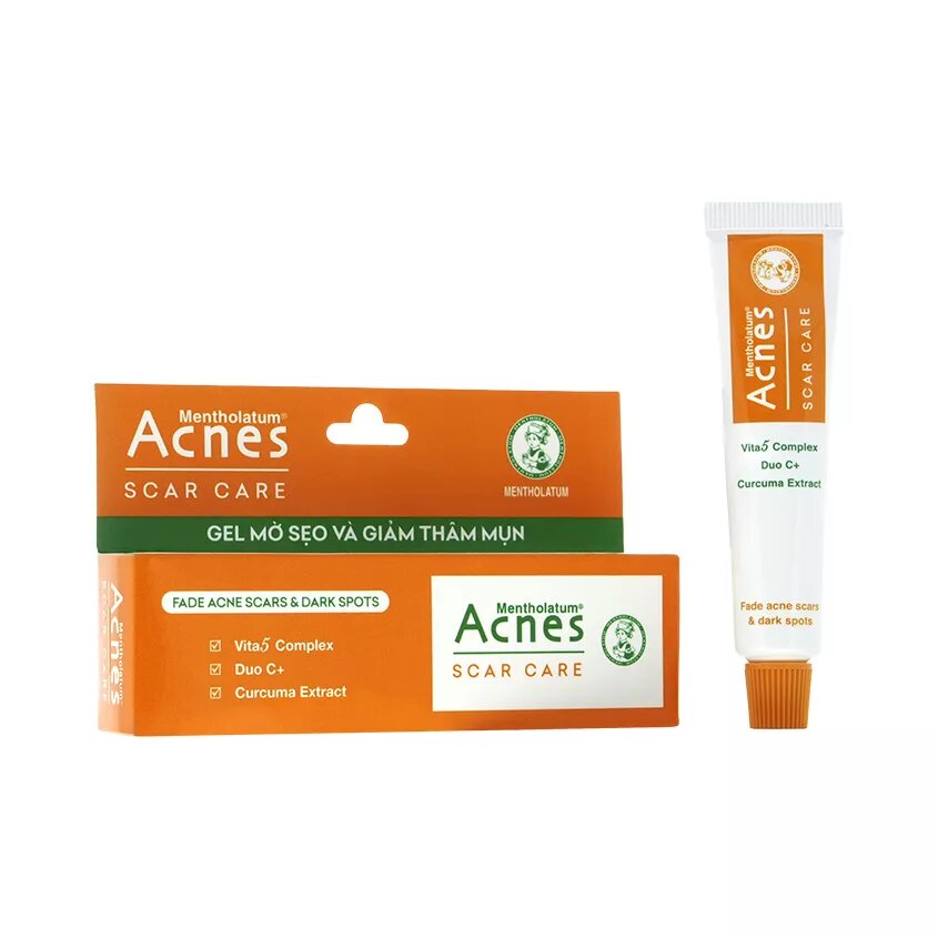 Гель для лица MENTHOLATUM ACNES витаминный против акне, постакне и черных точек, с экстрактом куркумы 12 гр