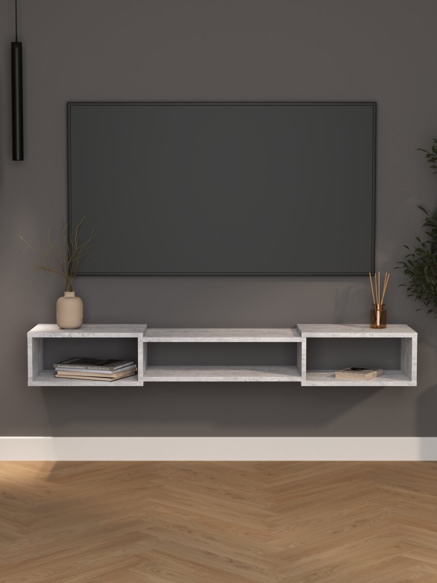 Тумба ТВ цемент светлый