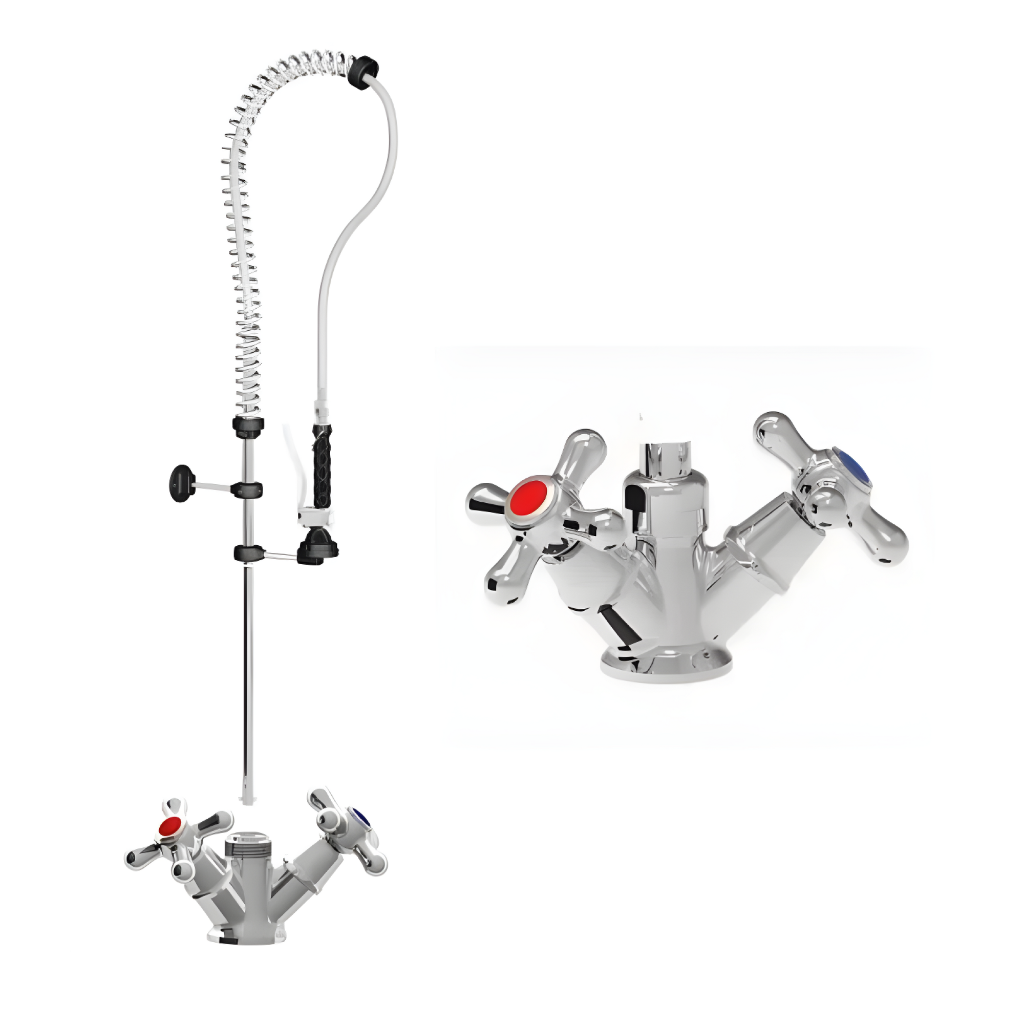 Устройство душирующее Rubinetterie DEL FRIULI 00991110 (комплект со смесителем 00102013)