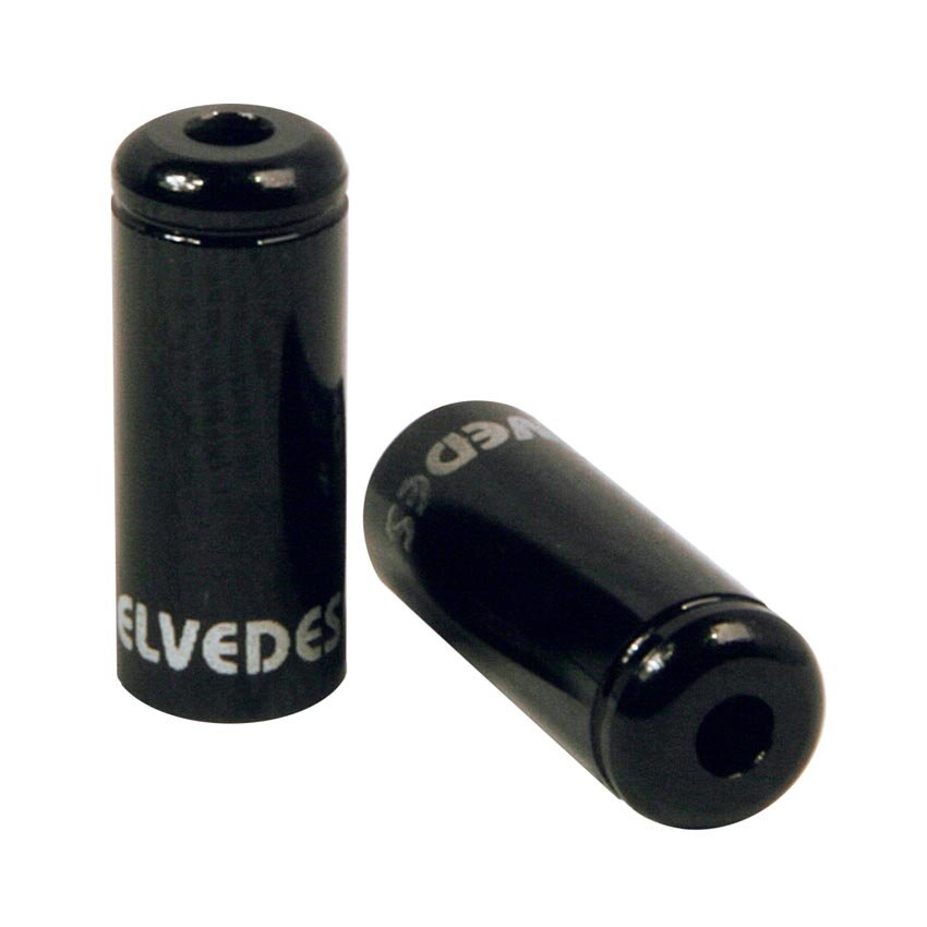Elvedes Наконечник Elvedes на оплетку тормоза, 5.0 мм, алюминий (Черный)