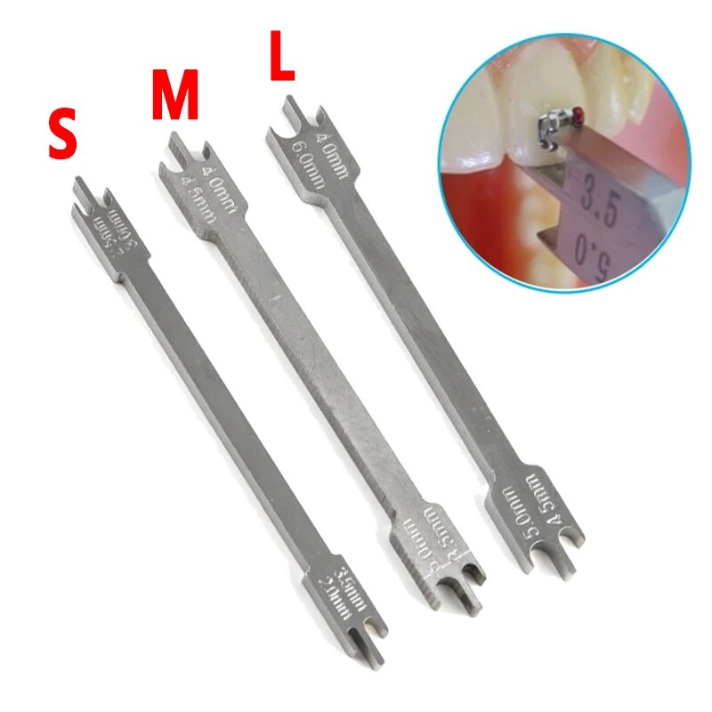 Локатор ортодонтических брекетов RunaDent из нержавеющей стали Medium