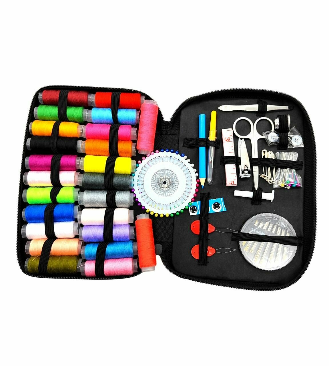 Швейный набор для шитья и рукоделия комплект 94 предмета в органайзере