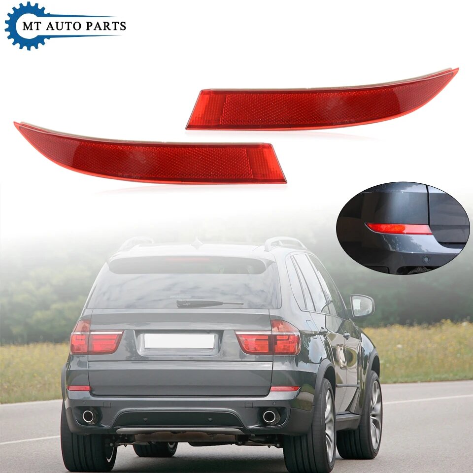 MTAP для BMW X5 E70 LCI 2010 2011 2012 2013 задний бампер отражатель украшение противотумансветильник ры Противотуманные фары OEM:63147240997 63147240998 Left And Right
