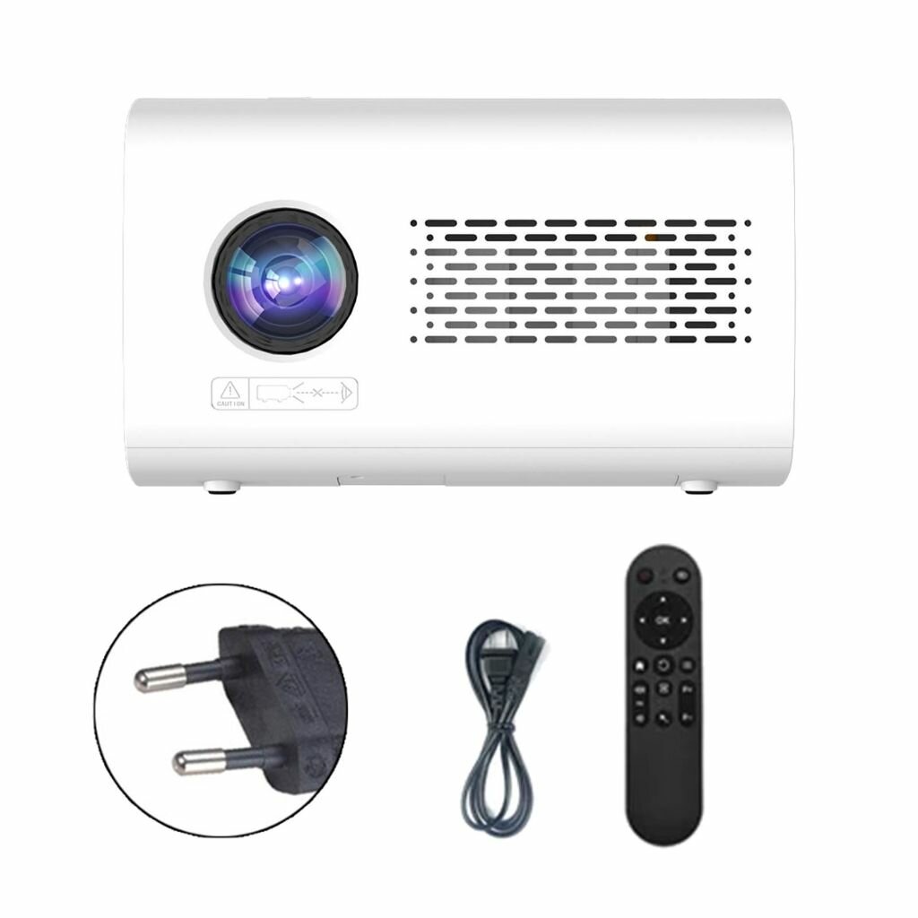 Проектор T100 720P WIFI6 Телефон с одним и тем же экраном Малые домашние кинотеатры Плеер Проекция на ПК