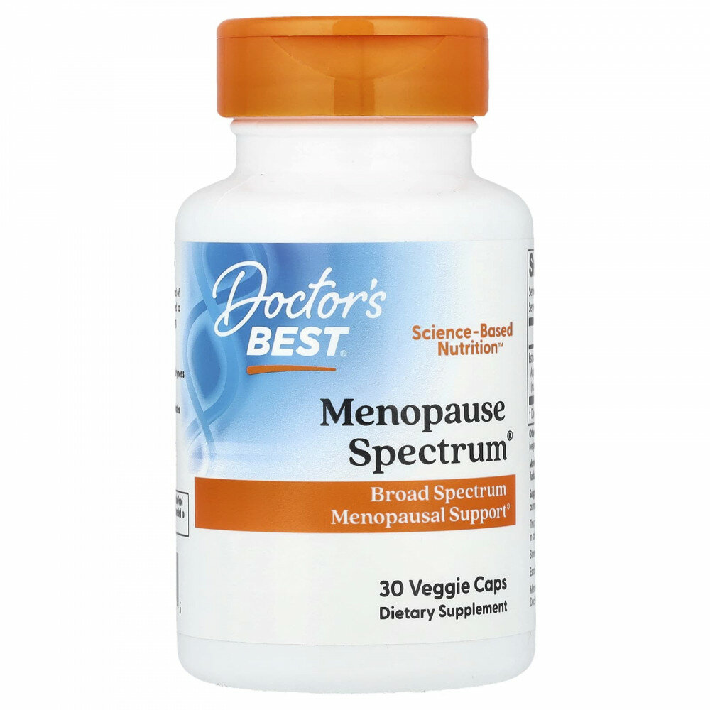 Doctor's Best, Menopause Spectrum®, 30 вегетарианских капсул