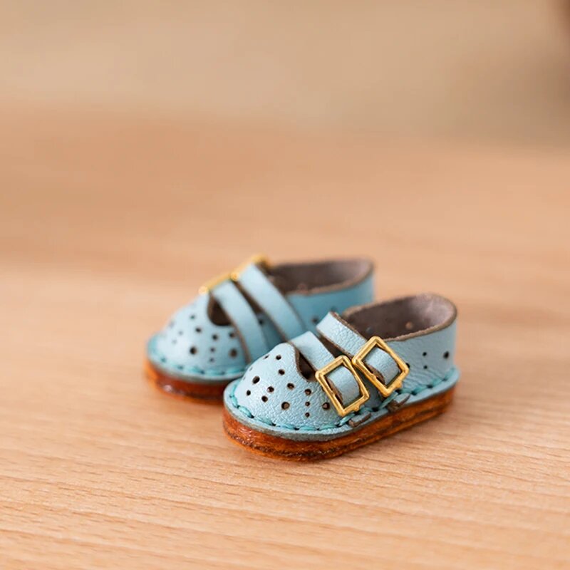 Бирюзовые туфельки для кукол Blythe, Ob22, Ymy, Licca