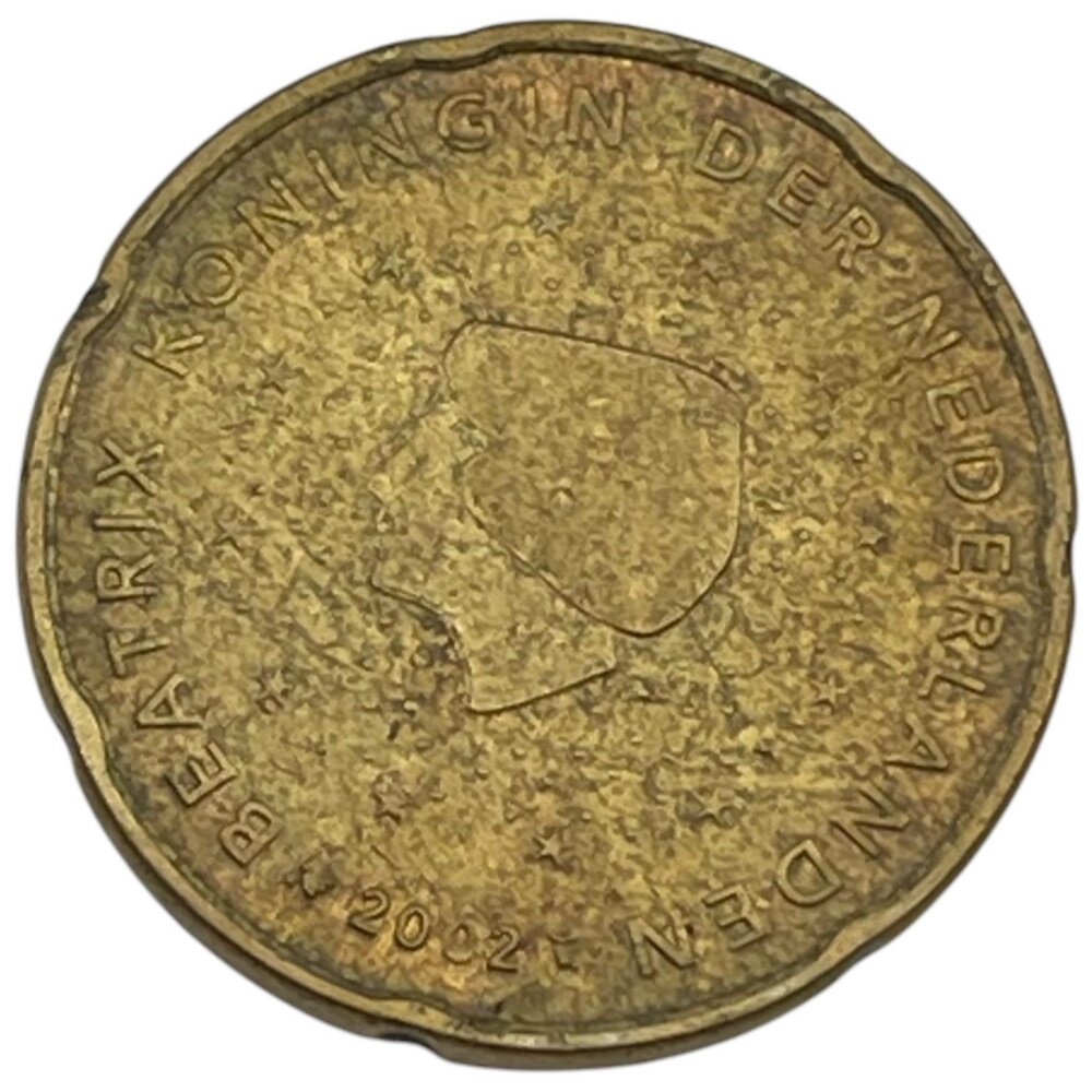 Нидерланды 20 евроцентов 2002 г.