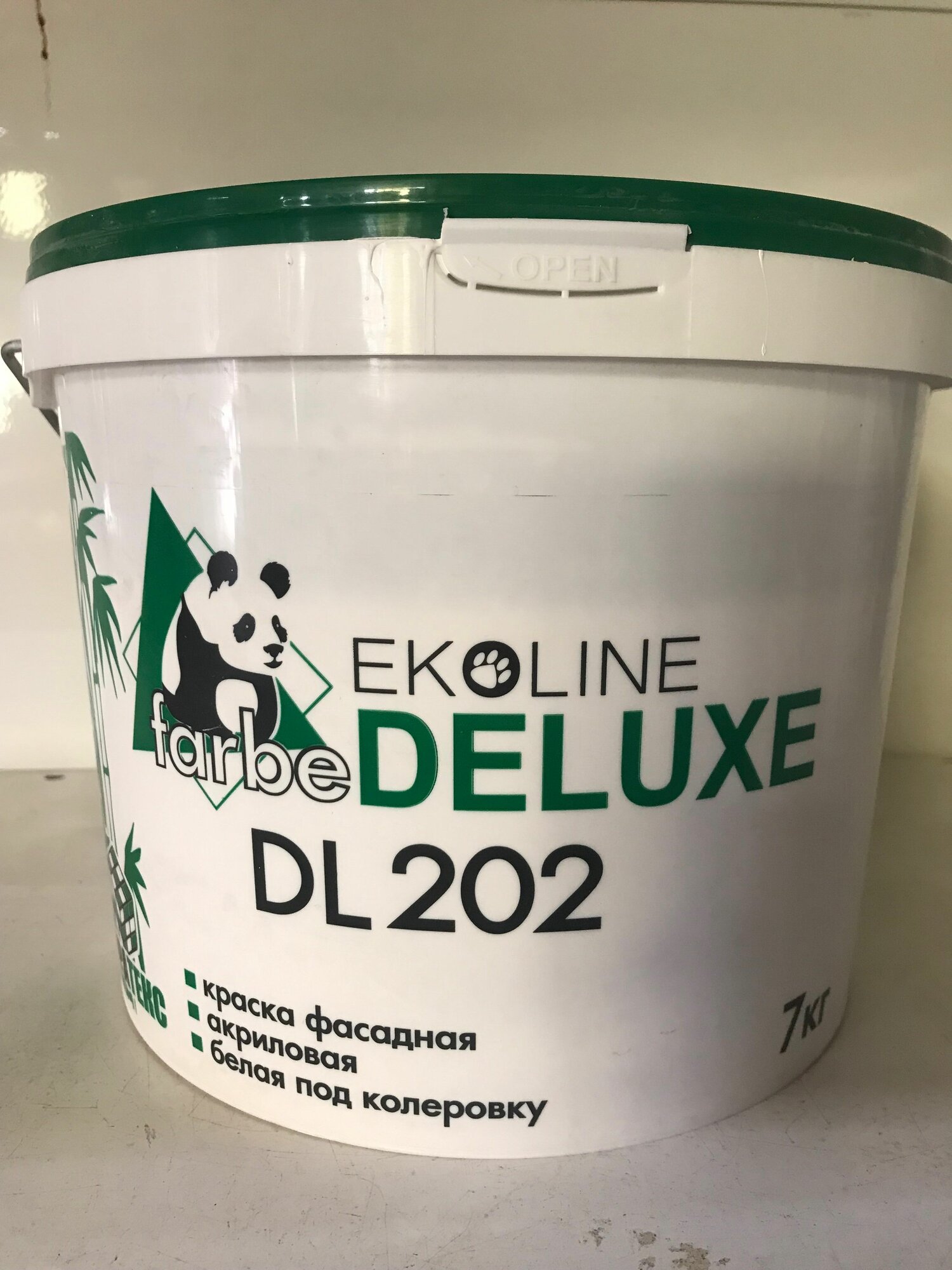 Краска акриловая фасадная DELUXE DL202 7кг