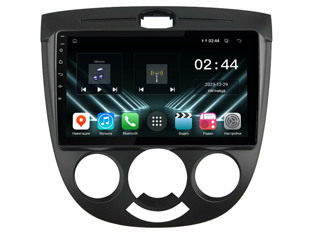 Штатная магнитола Chevrolet Lacetti 2004-2013 UNISОN 09T4 4Gb/64Gb IPS BT Wi-Fi CarPlay (3038-09T4 конд.)