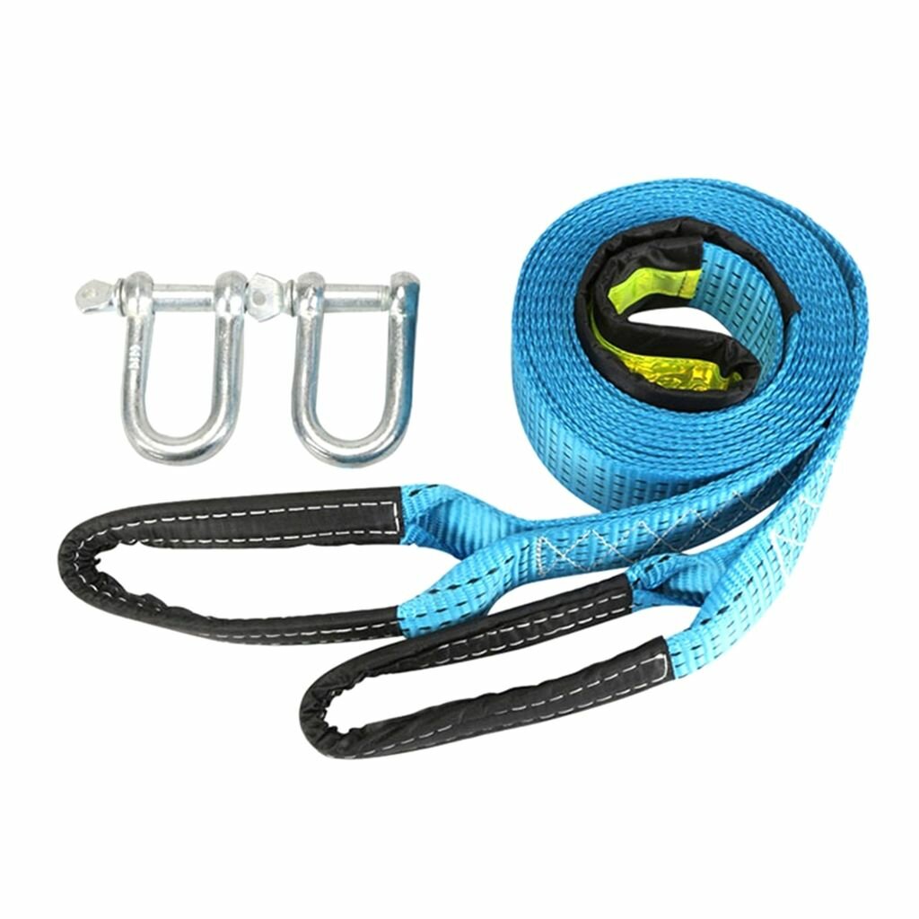 Набор для мойки автомобилей, Автомобильный буксировочный трос для внедорожников с U-образным крюком - 3M8T, 1 комплект