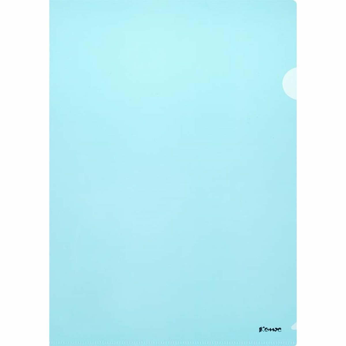 Папка-уголок Комус (А4, 180мкм, пластик) синий (164495), 20шт.