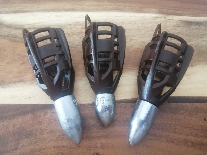 Фидерные кормушки -Пуля-Ланцет-50 гр 3 шт