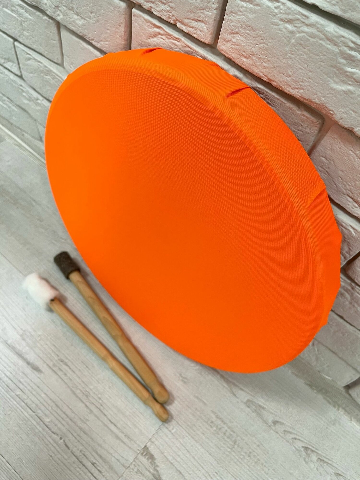 Бубен шаманский из ткани с колотушкой, 40 см