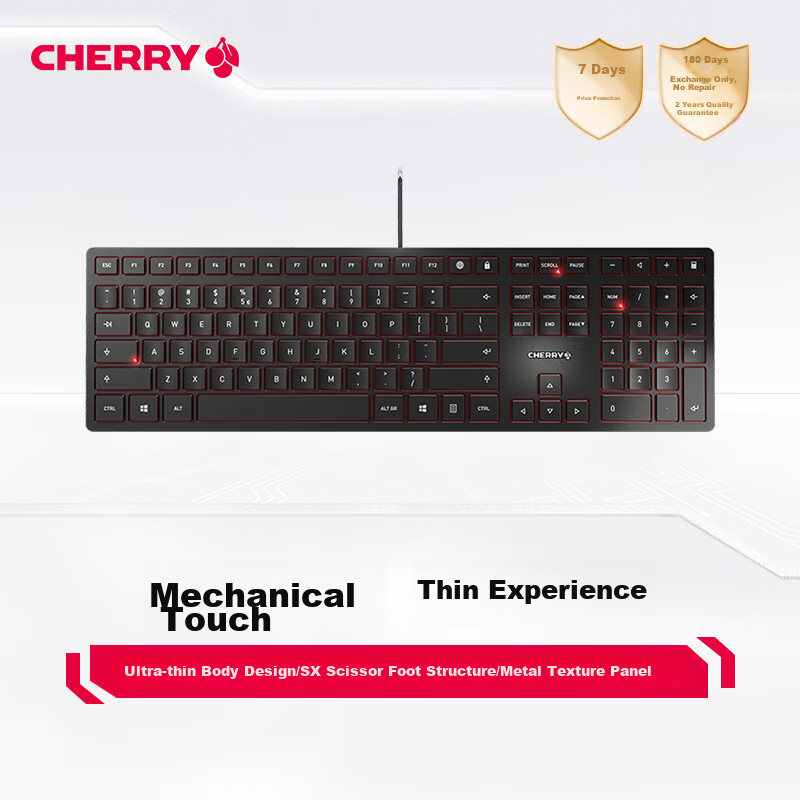 Клавиатура CHERRY KC6000 Wired Keyboard, черный