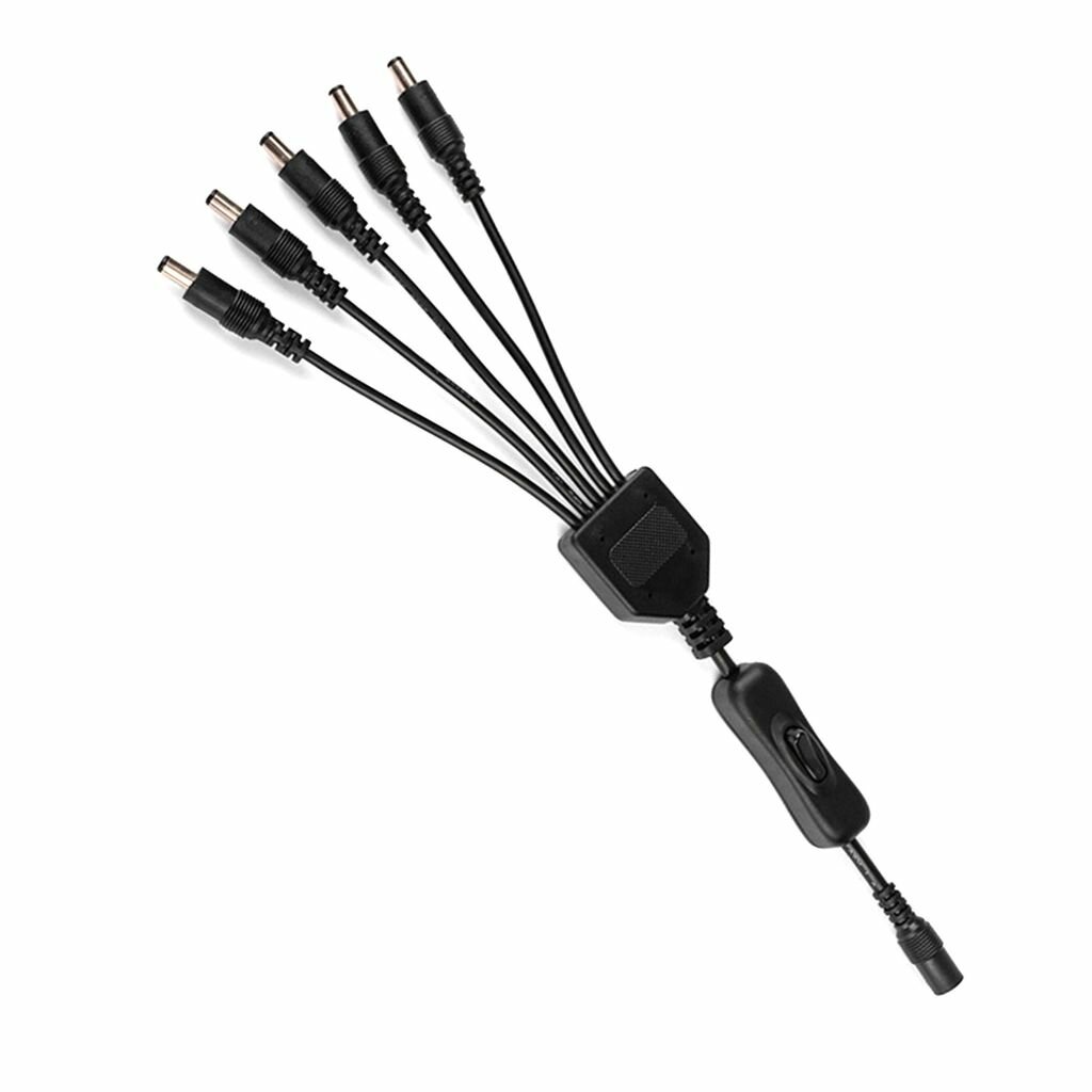 DC5.5x2.1mm Разветвитель Y с управлением
