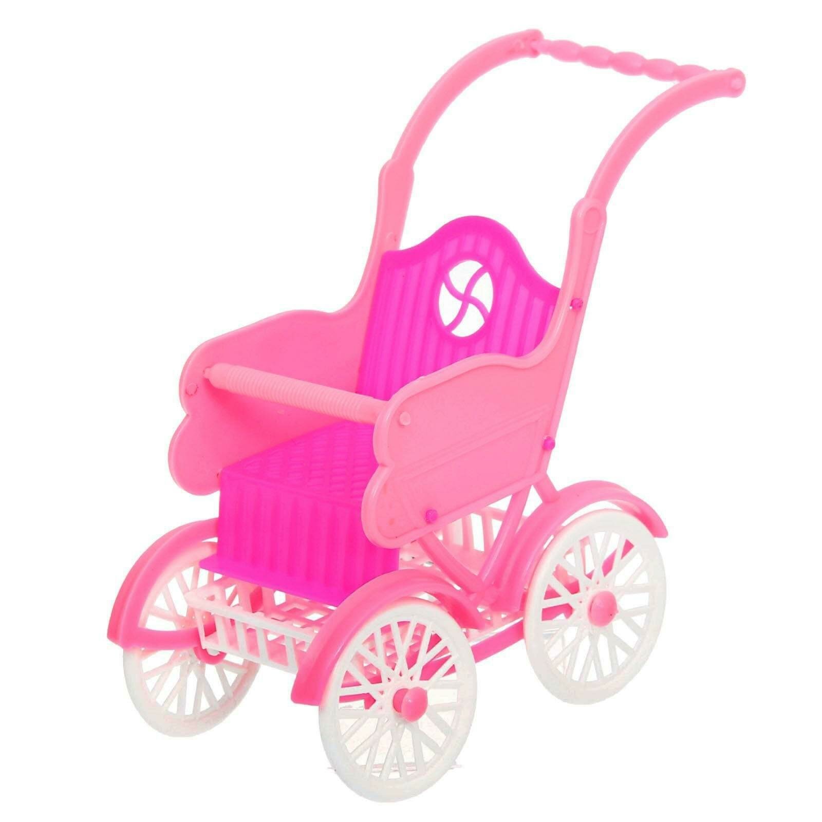Коляска для кукол Пластмастер "Летняя", 15×8.5×14.5 см, от 3 лет, пластик, цвет микс