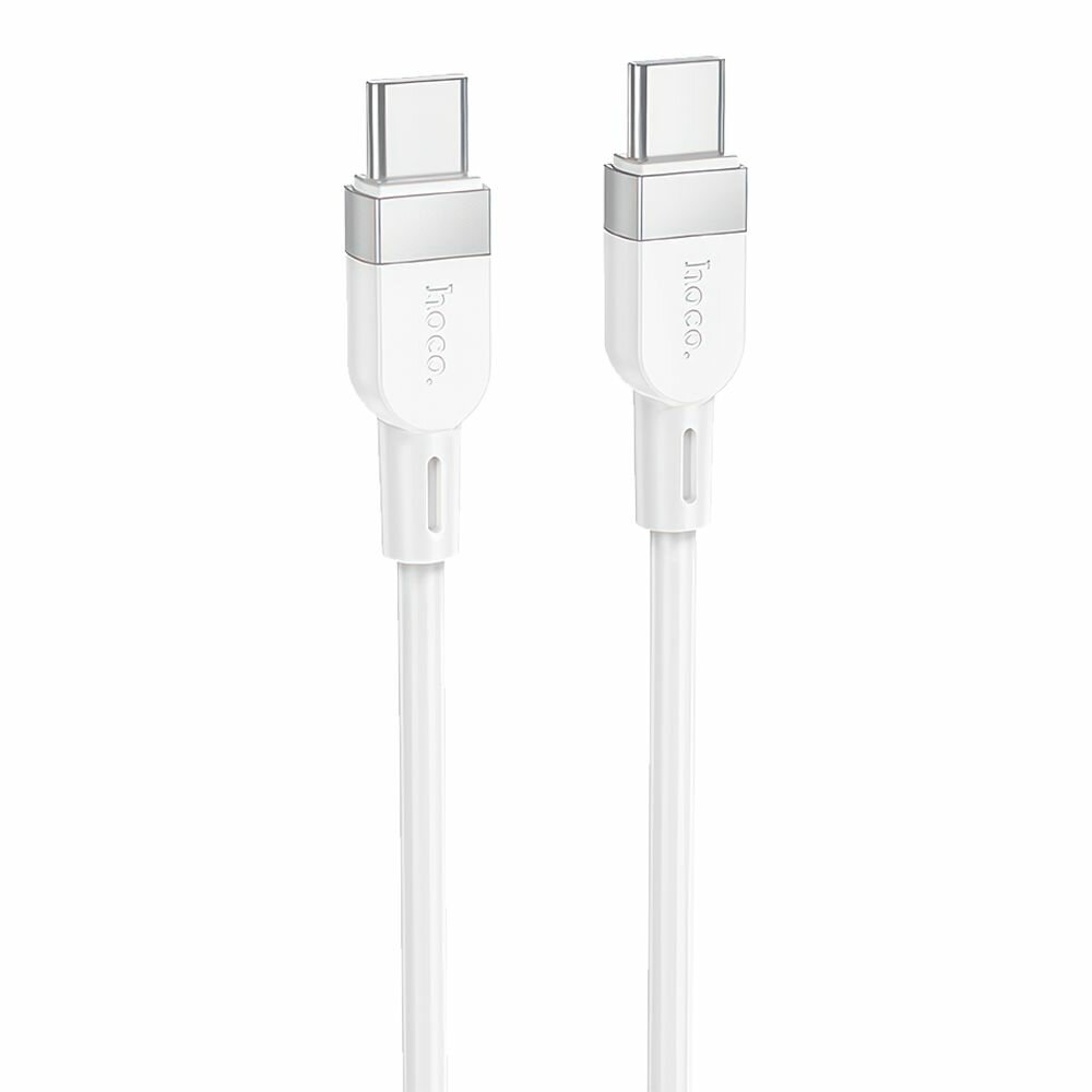 USB-C кабель HOCO X109 Energy Type-C, 3А, 60W, 1м, силикон (белый)