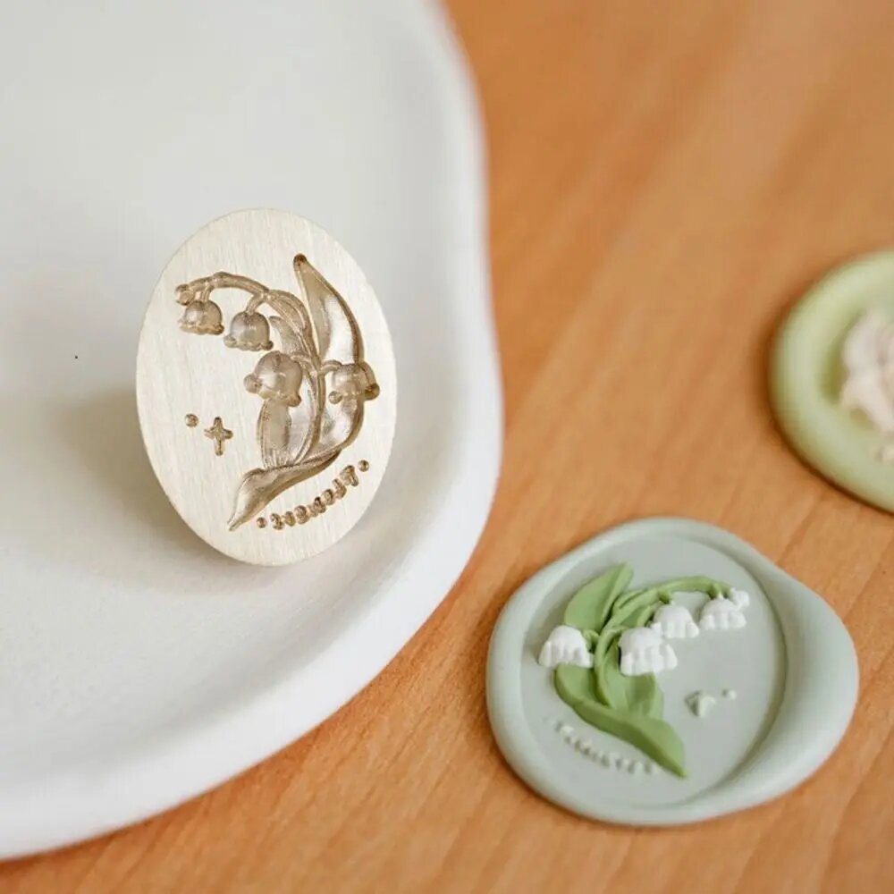 Замените головку розы с тиснением, сургуч, античный металлический инструмент «сделай сам», винтажный сургучный штамп с сакурой, цветы, лист