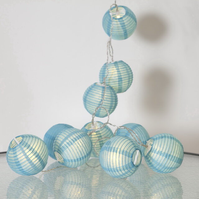 Светодиодная гирлянда Фонарики Festival Blue 1.35 м, 10 теплых белых ламп, прозрачный ПВХ, IP20, Star Trading, 460-41