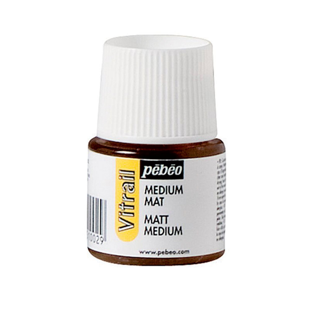 Медиум Pebeo матовый, для красок по стеклу, Vitrail, 45 мл