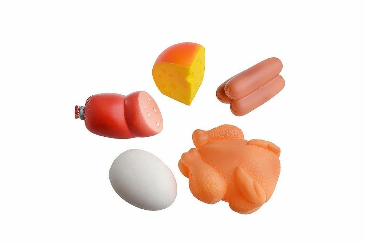 Набор игровых продуктов Огонек ПВХ, 5 предметов