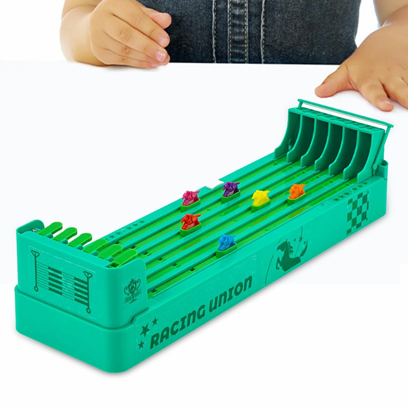 Настольная игра Скачки на лошадях для двух игроков Игрушка для детей