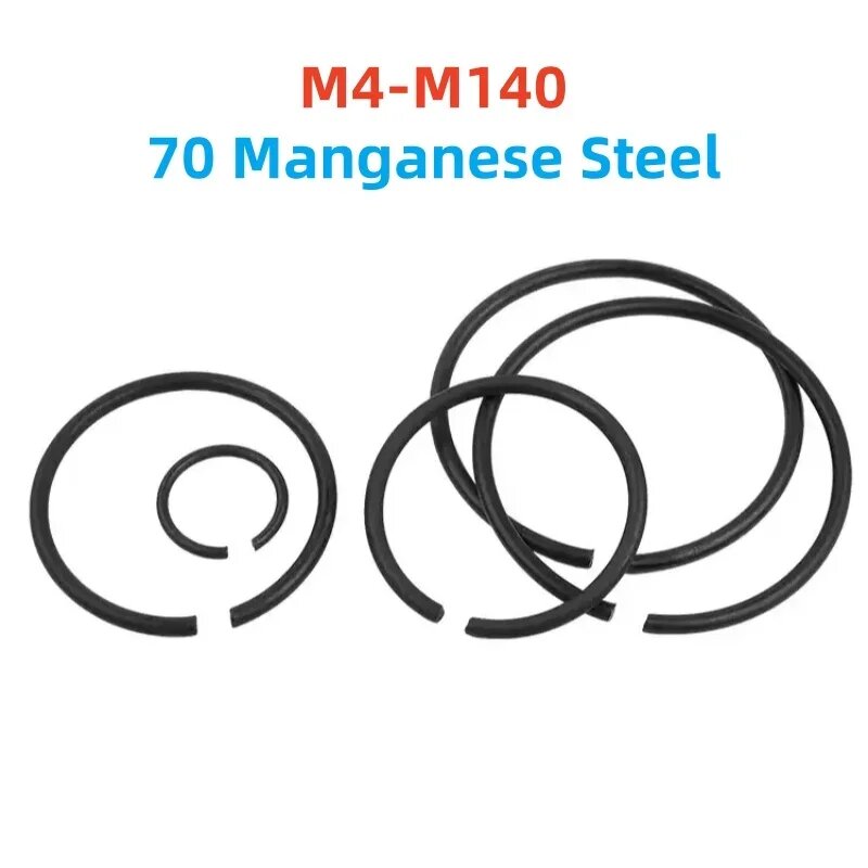 M4 M5 M6 M7-M140 Круглые стопорные кольца для проволоки Круглые стопорные кольца для вала 70 Стопорное кольцо из марганцевой стали