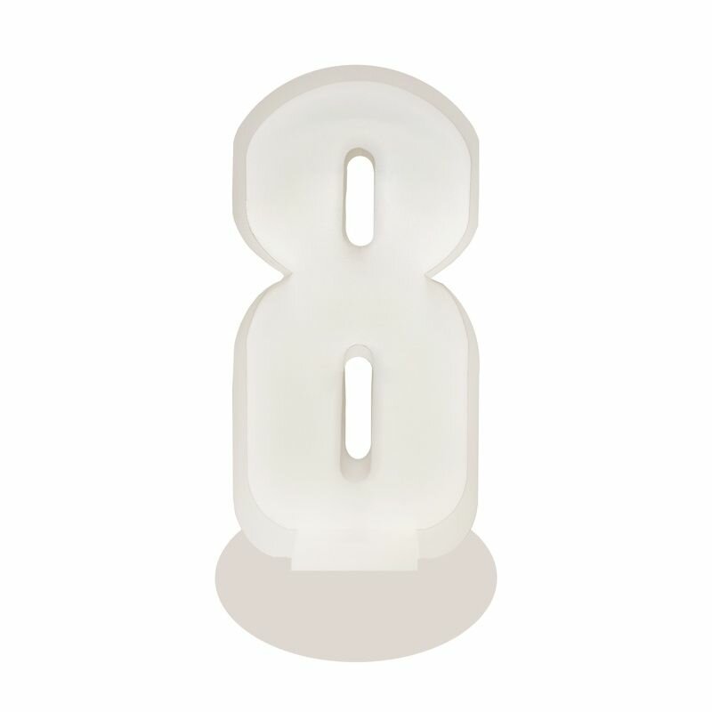 Каркас для аэромозаики Веселый праздник Цифра "8", 100х46 см