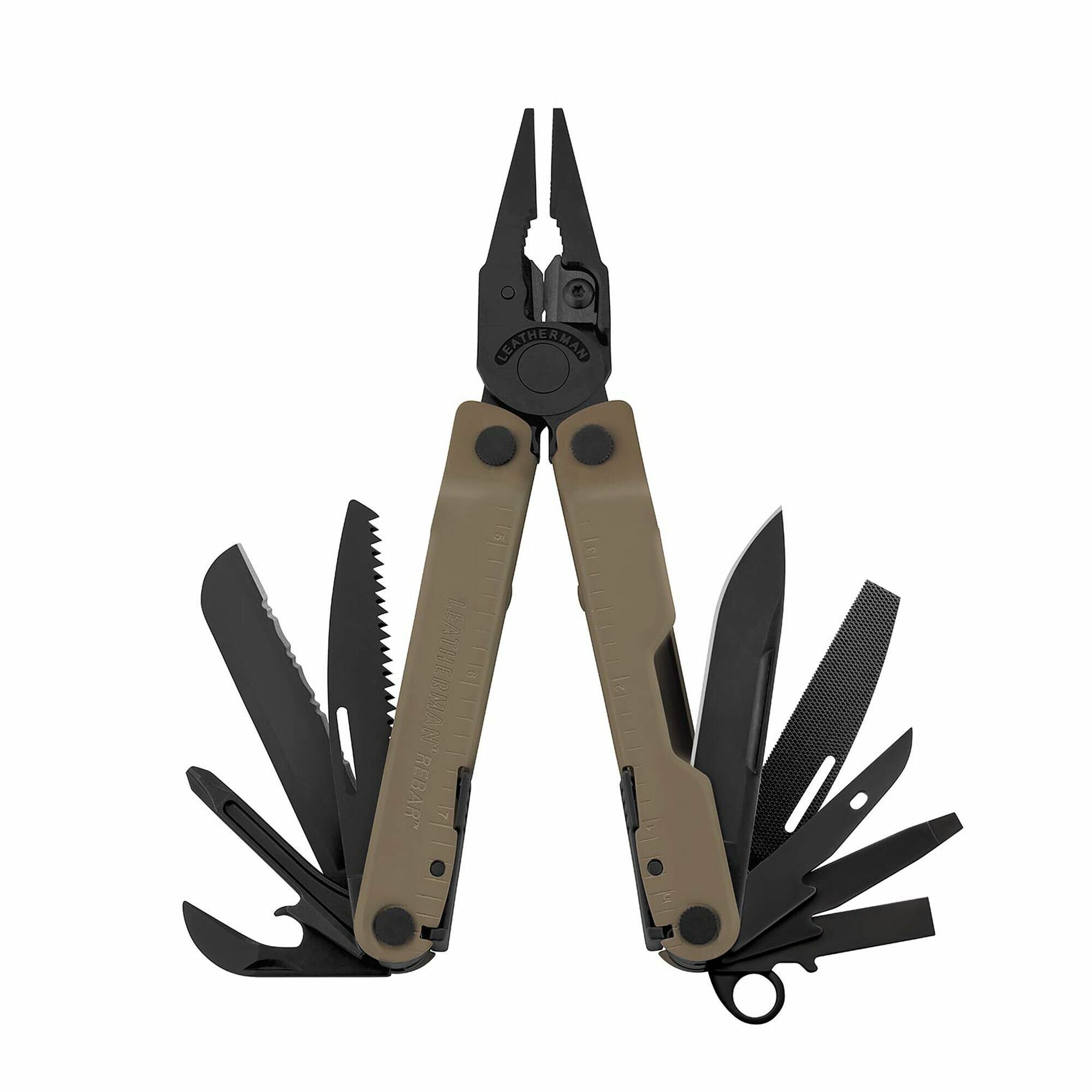 Мультитул LEATHERMAN REBAR Coyote (нейлоновый чехол)