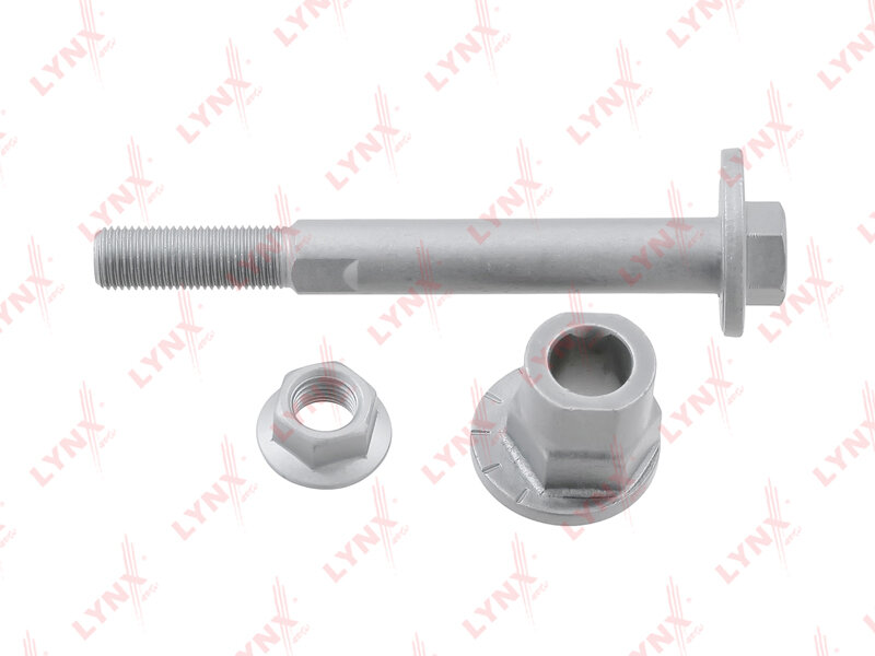Болт подвески эксцентриковый (комплект с эксцентриковой шайбой и гайкой) LYNXauto FS-1243. Для HONDA Хонда CR-V(Сиэр ви)(RE) 06-11/Edix(BE) 04-09/Ody