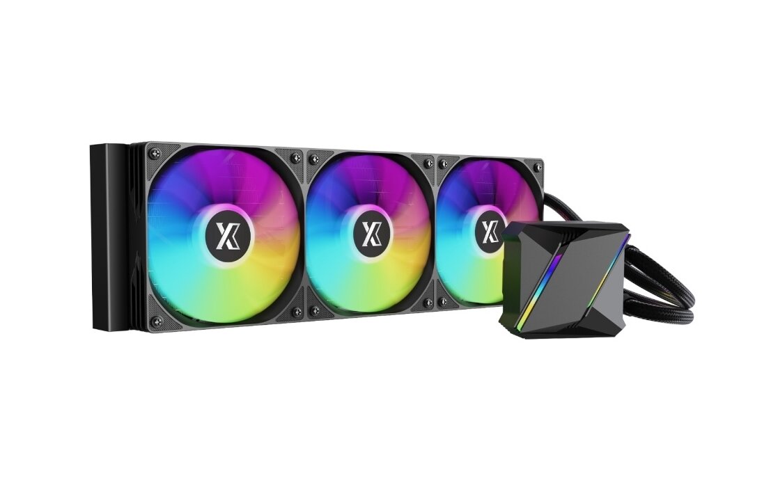 Система водяного охлаждения для процессора XASTRA LM360 ARGB BK, черный/ARGB (LM360-BKAFXX-GL)