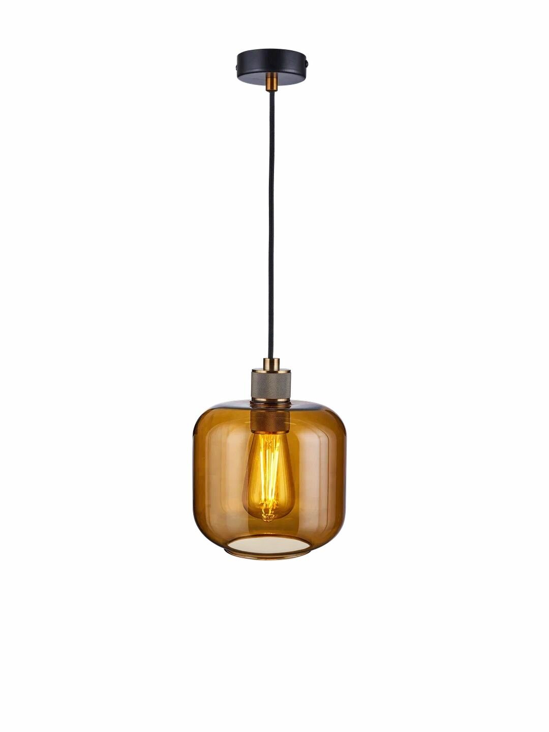 Подвесной светильник ROX BARREL 180 // Лаборатория света "33 Идеи" // металл / стекло, цоколь Е27