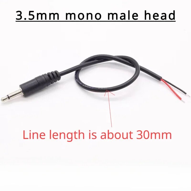 3.5mm моно разъем AUX папа