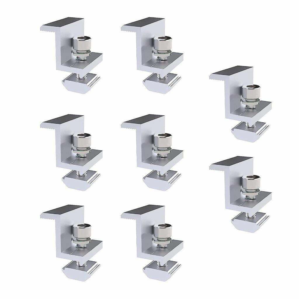 8 шт. Кронштейны для крепления солнечных панелей, Высота 40 мм