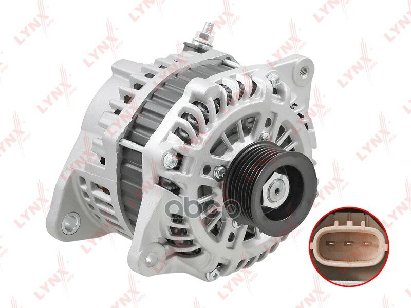 Генератор (130 A, 7PK) NISSAN Murano (Z51) 3.5 07->/Teana (J32) 2.5-3.5 08-> LYNXauto арт. EA-1454