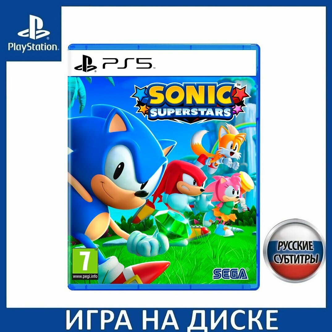 Игра Sonic Superstars (PS5) Русские субтитры, диск, стандартное издание