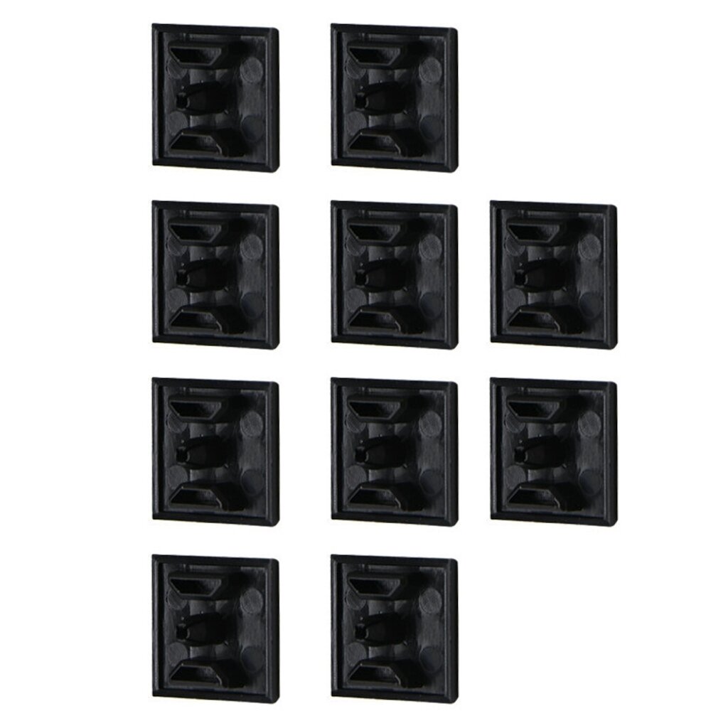 Упаковка из 10 Торцевых Крышек Из Алюминиевого Профиля 2020 года с Отверстием 4,2 мм и V Образным Пазом ABS Защитная Крышка Для 3D Принтеров Лазеров Гравировальных Станков